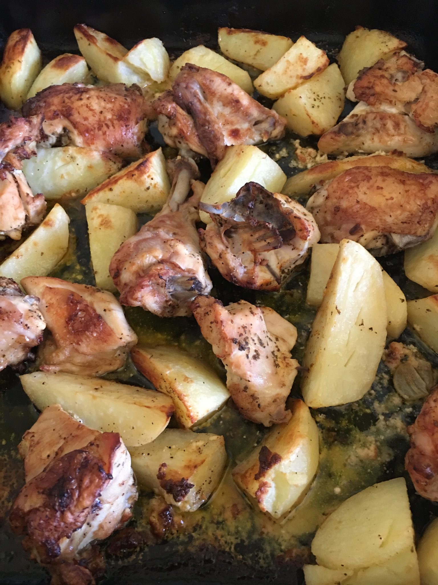 Greek Style Chicken with Lemon (Kotopoulo Lemonato) - Viva Your ...
